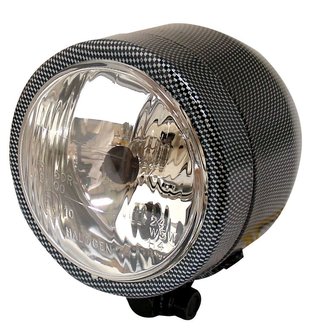 Dominator Single Round Headlamp Unit - choice of colours