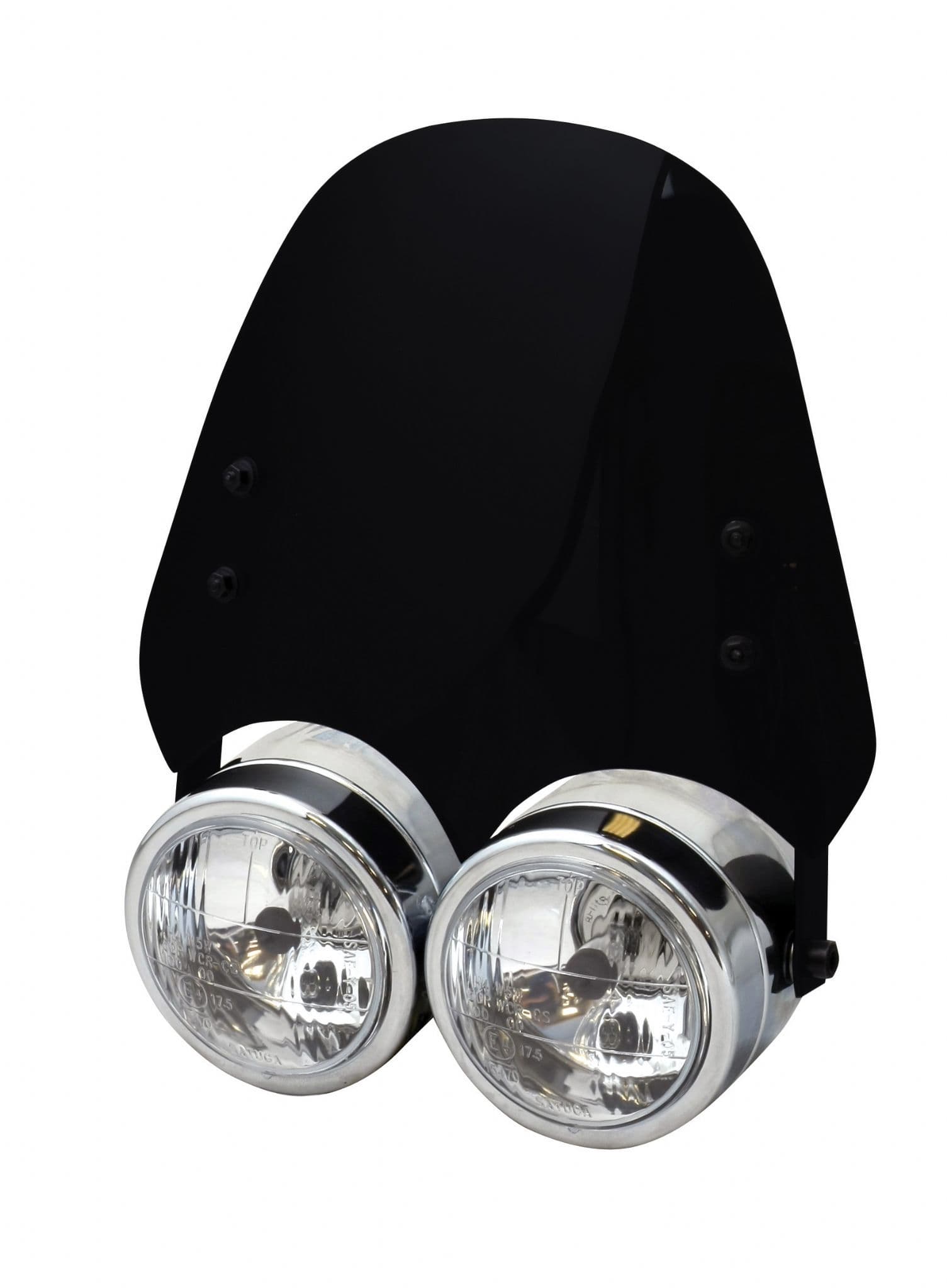 Motorcycle Fly Screen for Dominator Twin Round Headlamp Sets - choice ...