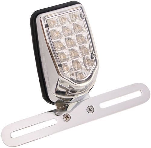 Universal Motorcycle 'Mini Tombstone' LED Rear/Brake Light Unit
