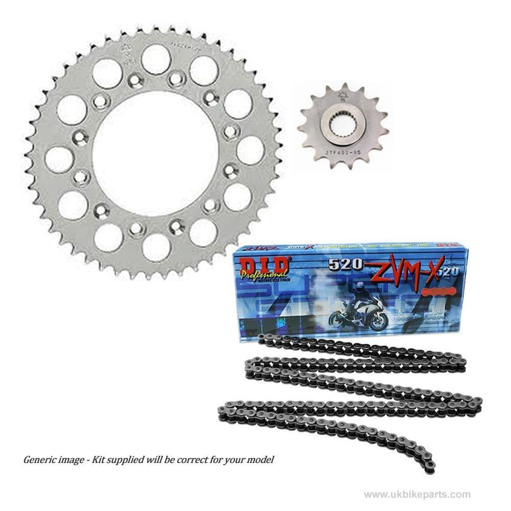 Steel Sprockets and DID ZVMX Chain - Yamaha XJR 1300 2002-2003