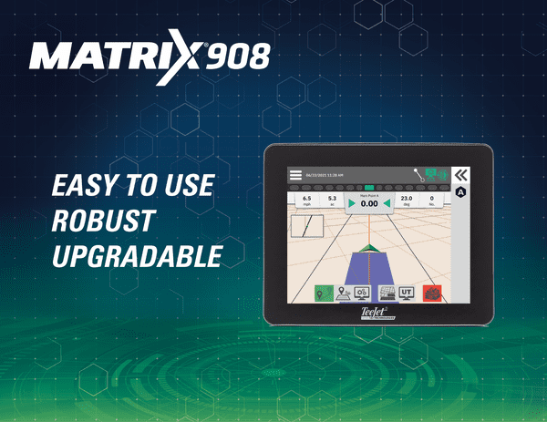 All New Teejet Matrix 908 GPS Guidance System