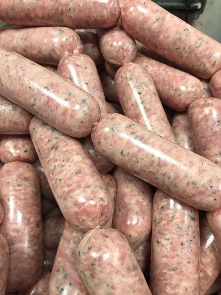 10 Welsh Sausages Spring Onion & Leeks