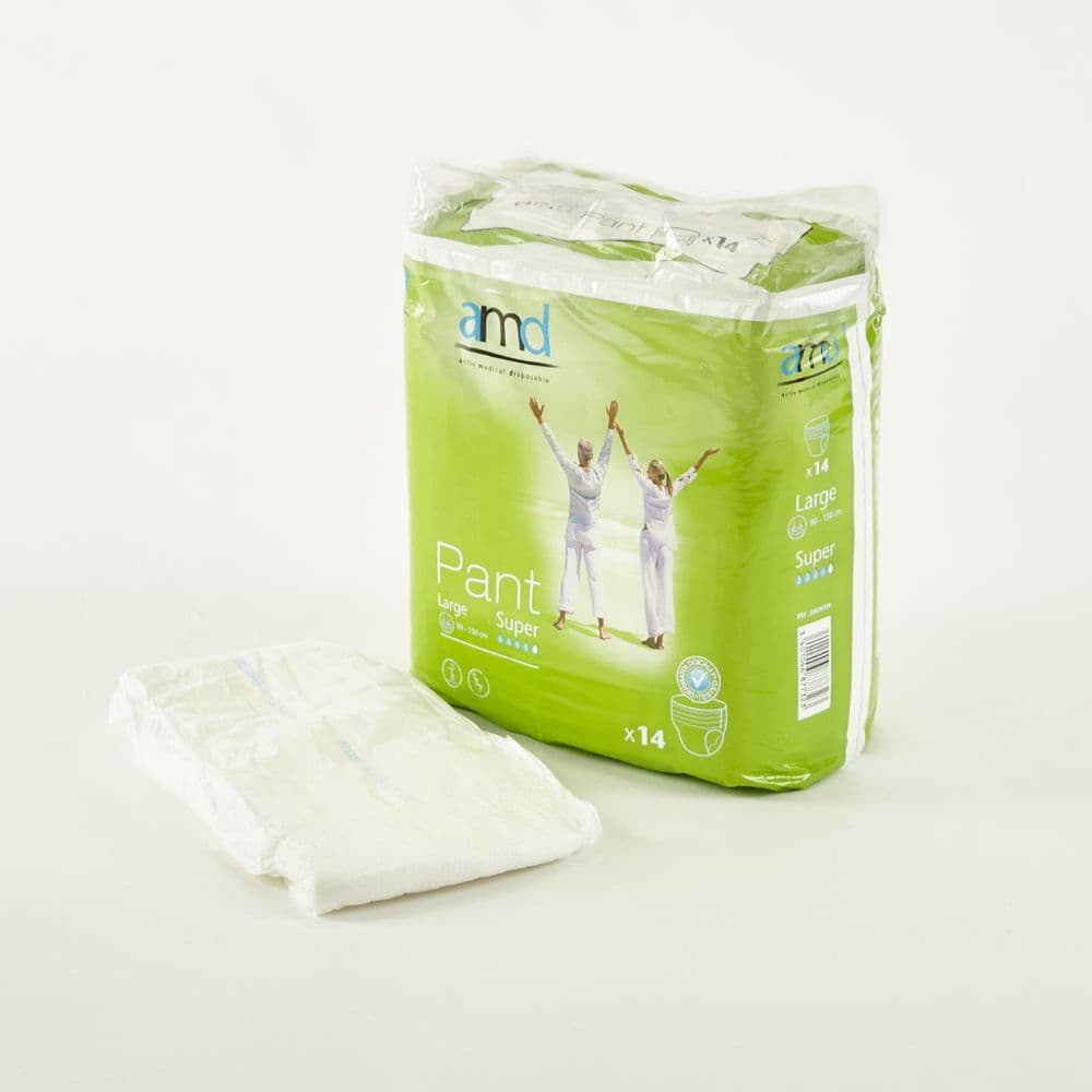 AMD Pant X Large super Pullup pants incontinence underwear pads