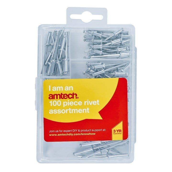 100pc Assorted Rivets