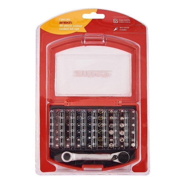 49pc Colour Coded Bit Set