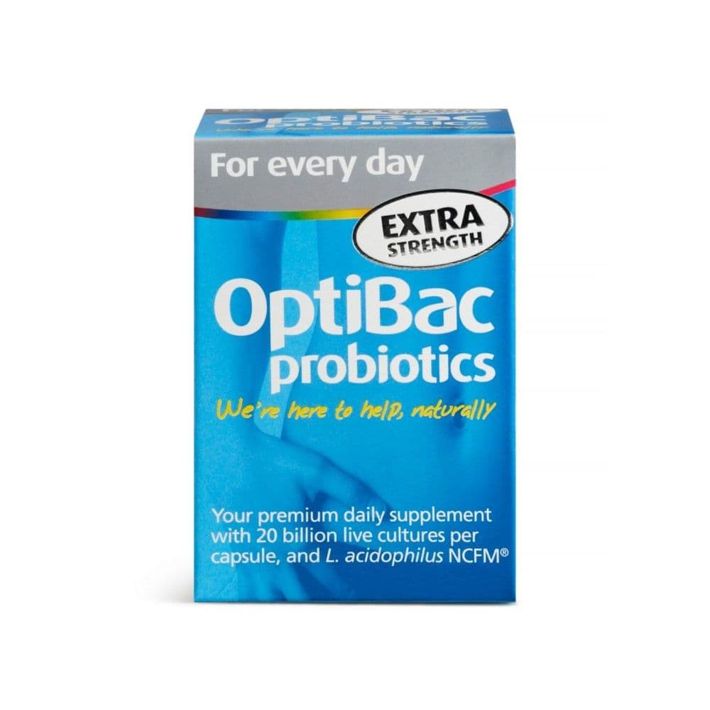 OptiBac Probiotics For Every Day Extra Strength Pack of 30 Capsules