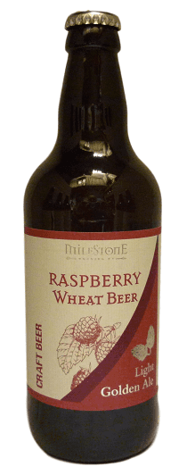 Milestone Raspberry Wheat beer