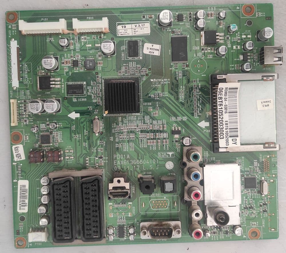 EAX61366604 & x28;0& x29; - EBT61052003 - Main Board - LG