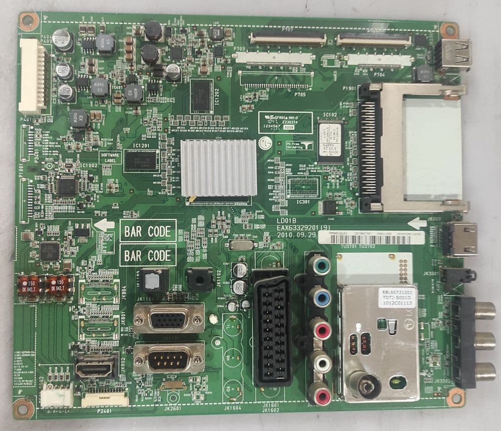 EAX63329201 9 - EBT61066990 - Main Board - LG