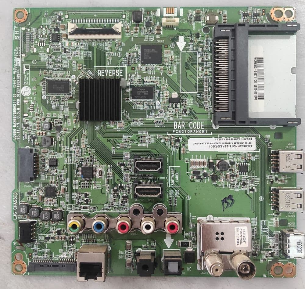 EAX66769503 1 2 - EBT64181803 - Main Board - LG