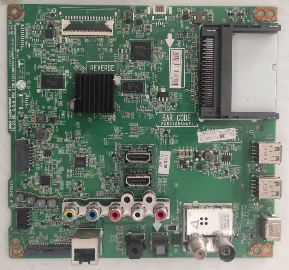 EAX66769505 1 0 - EBT64181610 - Mainn Board - LG