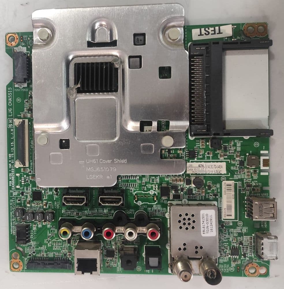EAX66882503 1 0 - EBT64187809 - Main Board - LG