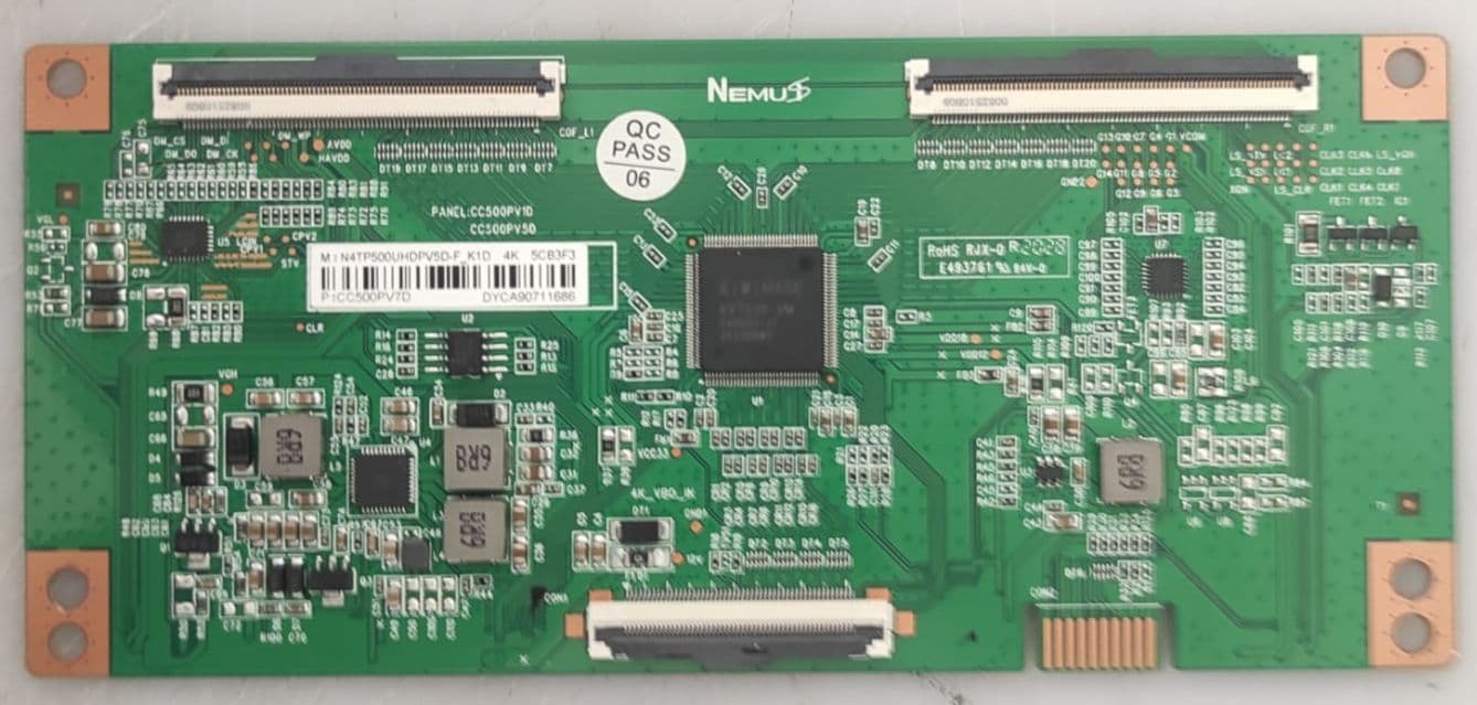 N4TP500UHDPV5D-F K1D - CC500PV7D - T-Con Board - Nemus