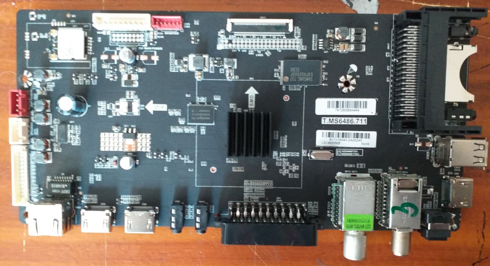 TP MS6486 711 - Main Board - Sharp