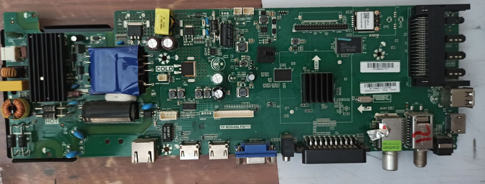 TP MS6486 PB711 - Main Board - SHARP - LC-40FG5342E