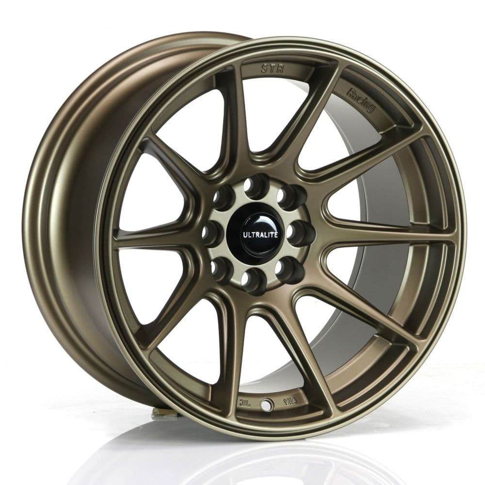 Ultralite Ul11 Wheels 15x8 ET0 4x100 4x108 Flat Bronze