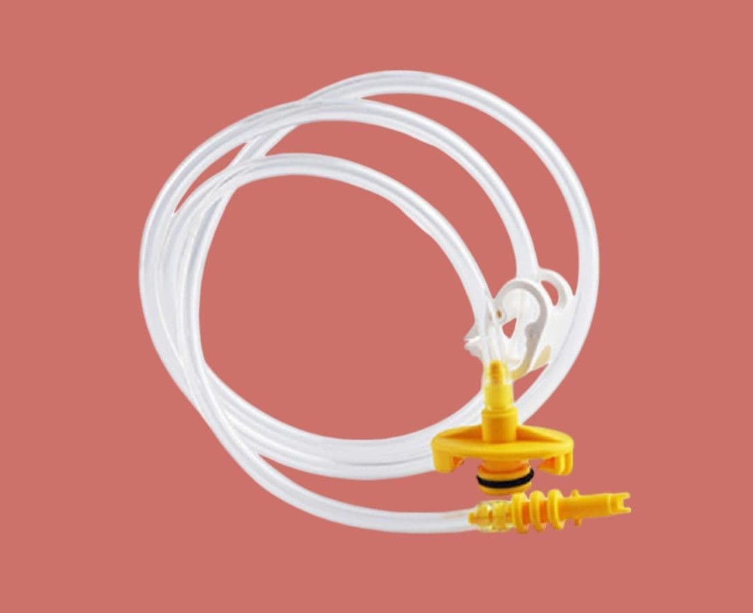 10cc Syringe Barrel Adapter Assembly Receiver Adhesive Dispensing ...