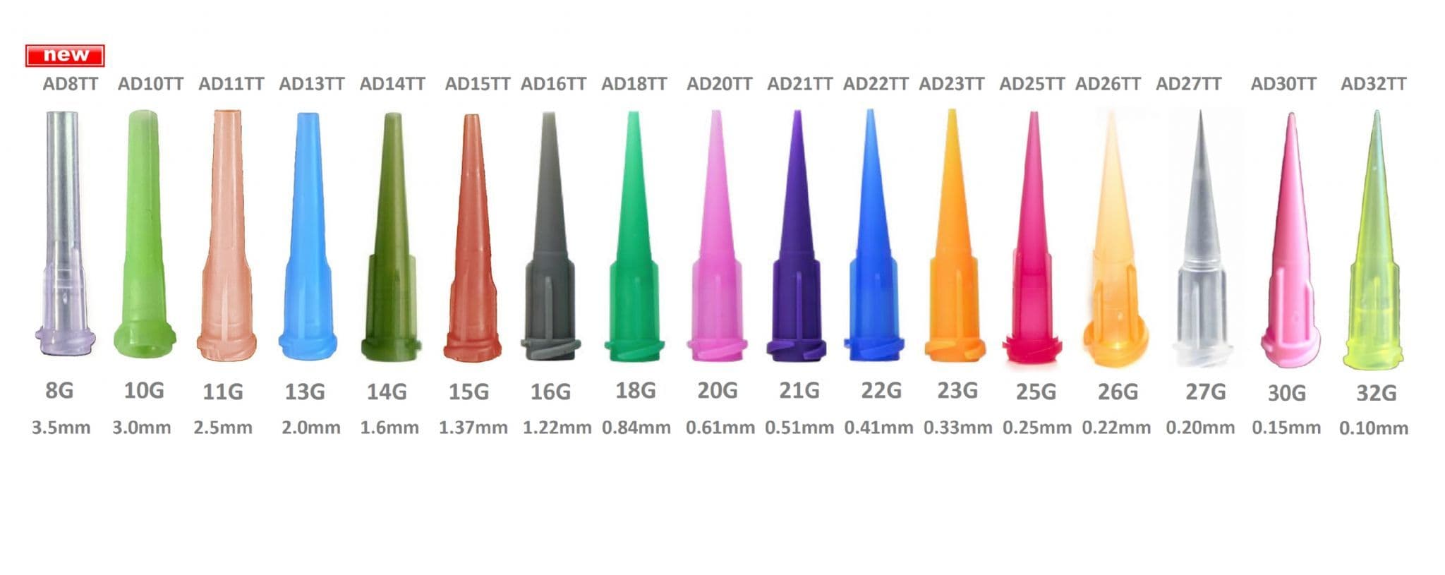 16 Gauge Smooth Flow Tapered Tip 16TT Gluebond Gluedot Adhesive ...