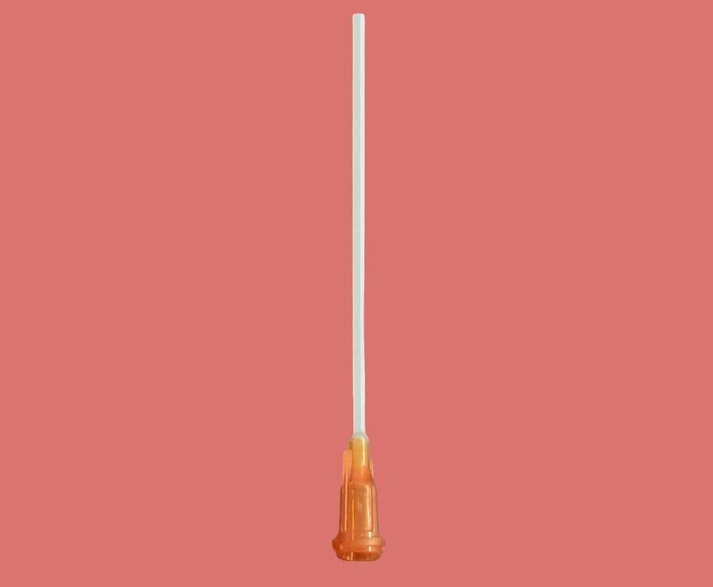 ADTF18-4 18 Gauge Flexible Tube Teflon PTFE Luer Lock 4" Long Tip ...
