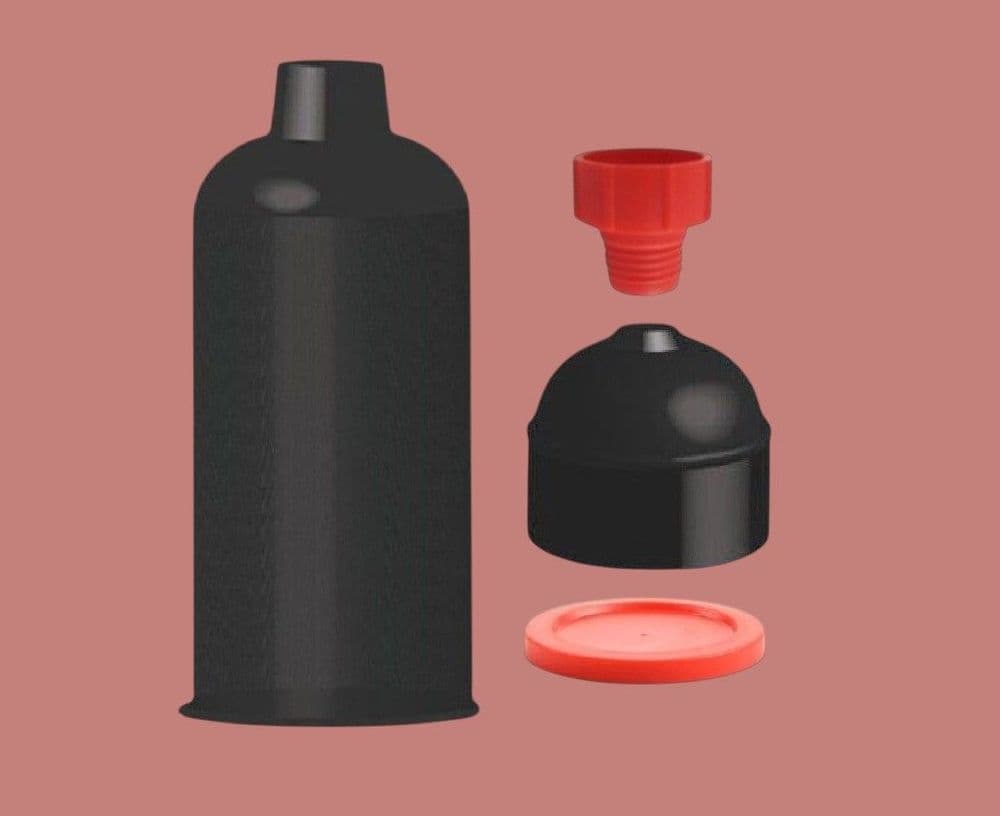 2.5 oz Black HD Cartridge Plunger Kit TS25CKIT-BPB1 Adhesive Dispensing ...