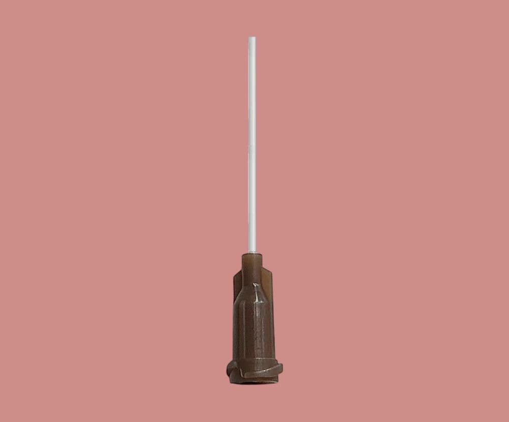 ADTF23-1 23 Gauge Flexible Tube Teflon PTFE Luer Lock 1" Long Tip ...