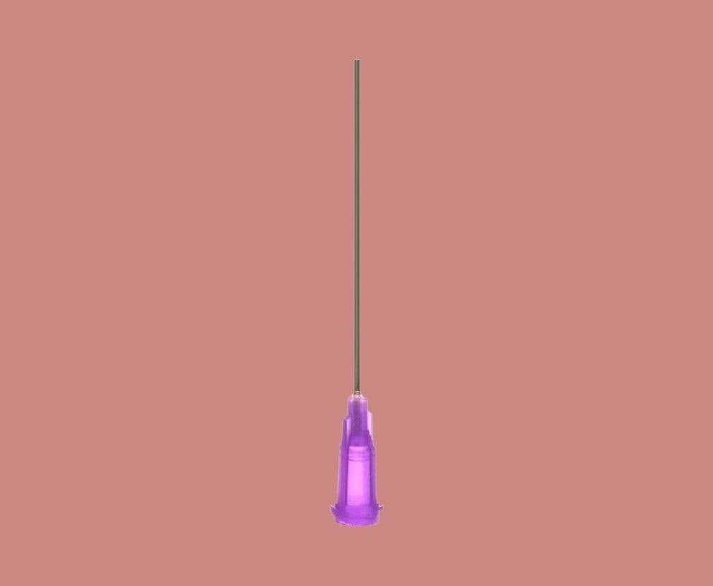 ADTF24-2 24 Gauge Flexible Tube Teflon PTFE Luer Lock 2" Long Tip ...