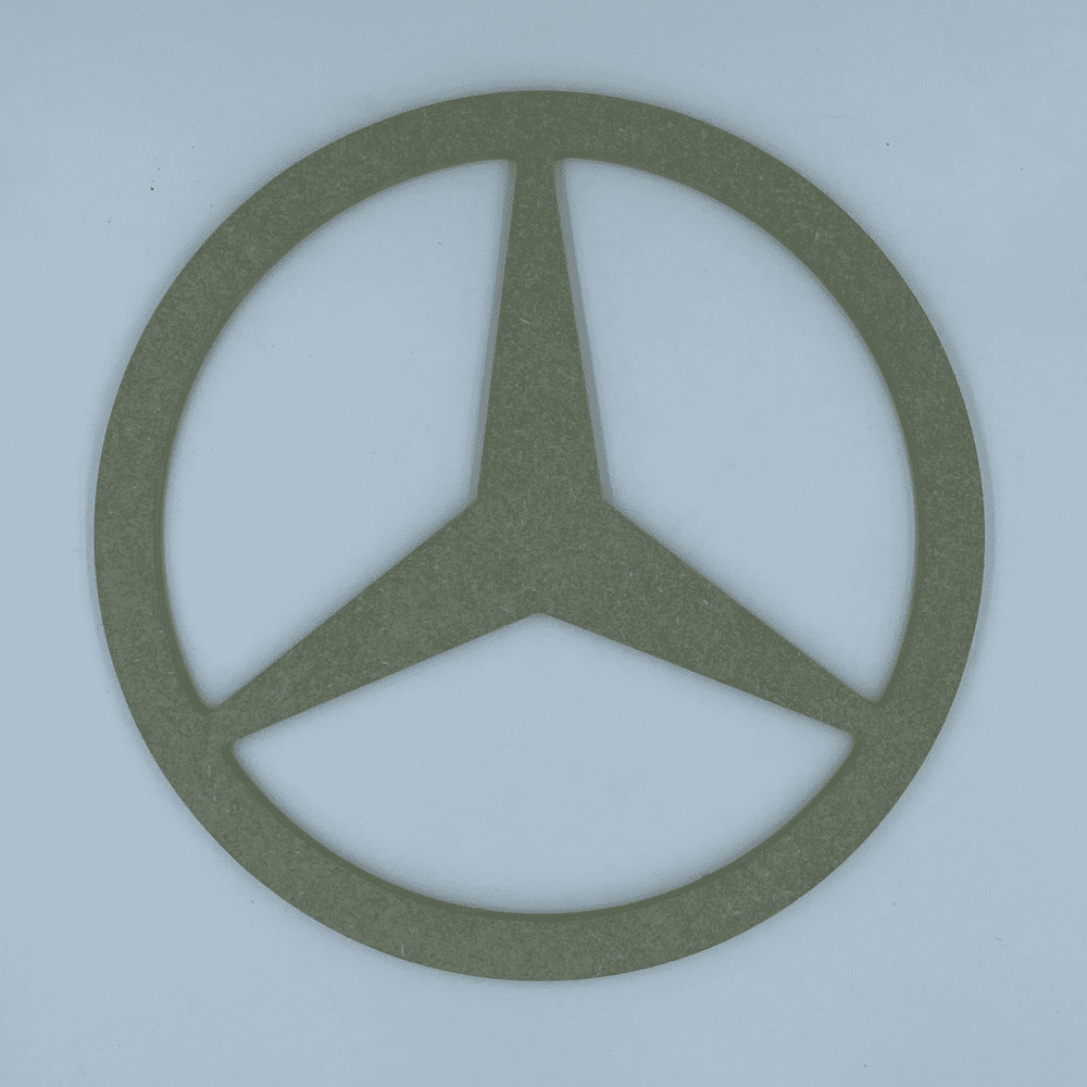 Mercedes Logo Round