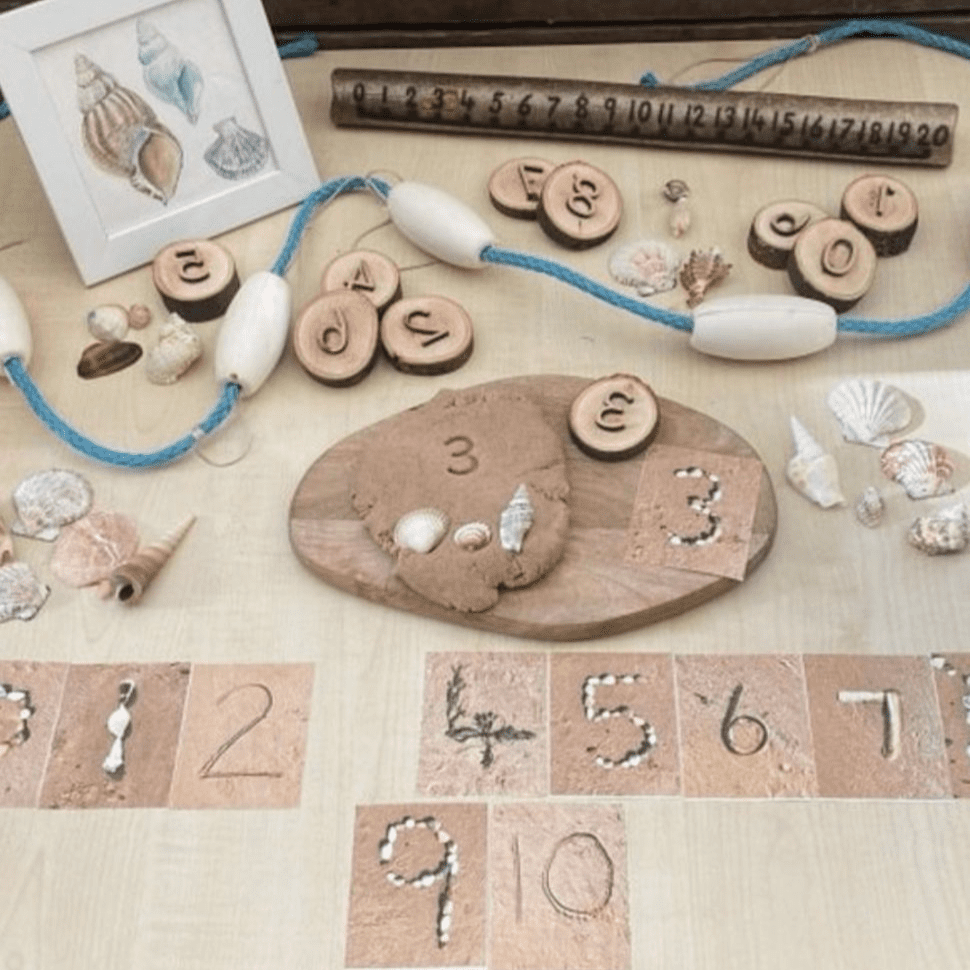 0-9 Number Play Dough Stamps