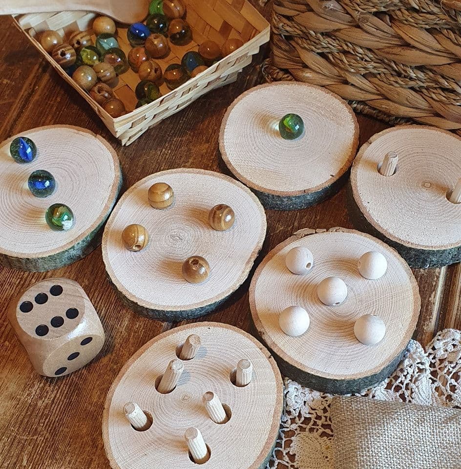 Dice Inspired Log Slice Threading Set