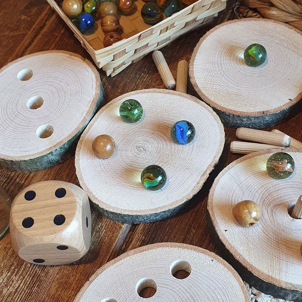 Dice Inspired Log Slice Threading Set