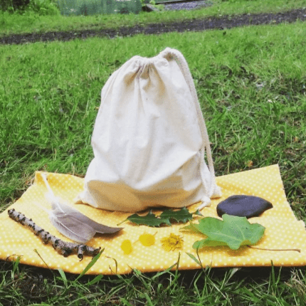 Large Natural Cotton Storage Bag