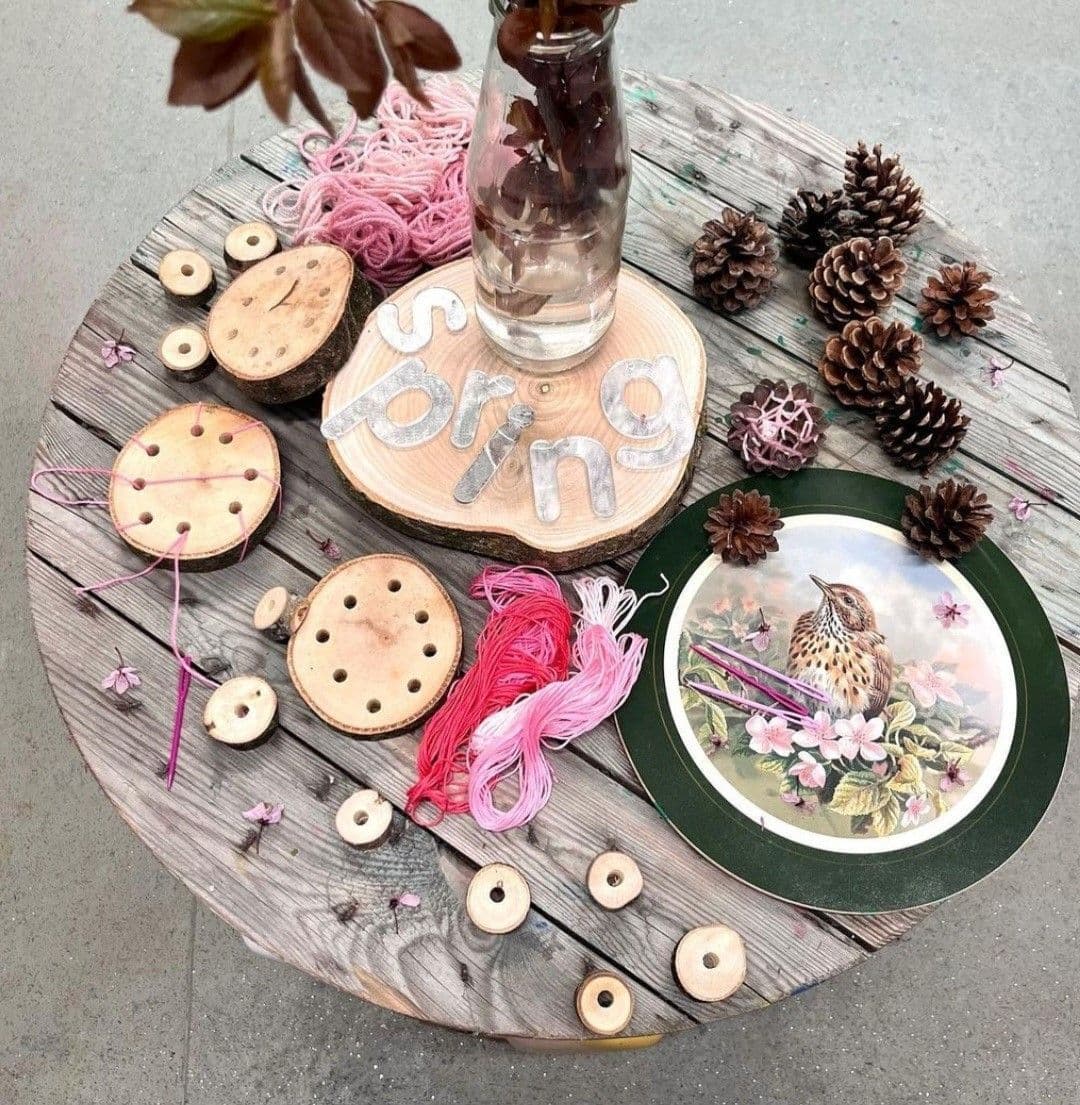 Natural Log Slice Threading Set 1