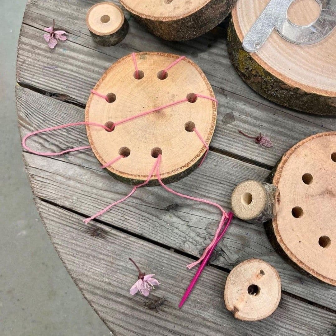 Natural Log Slice Threading Set 1