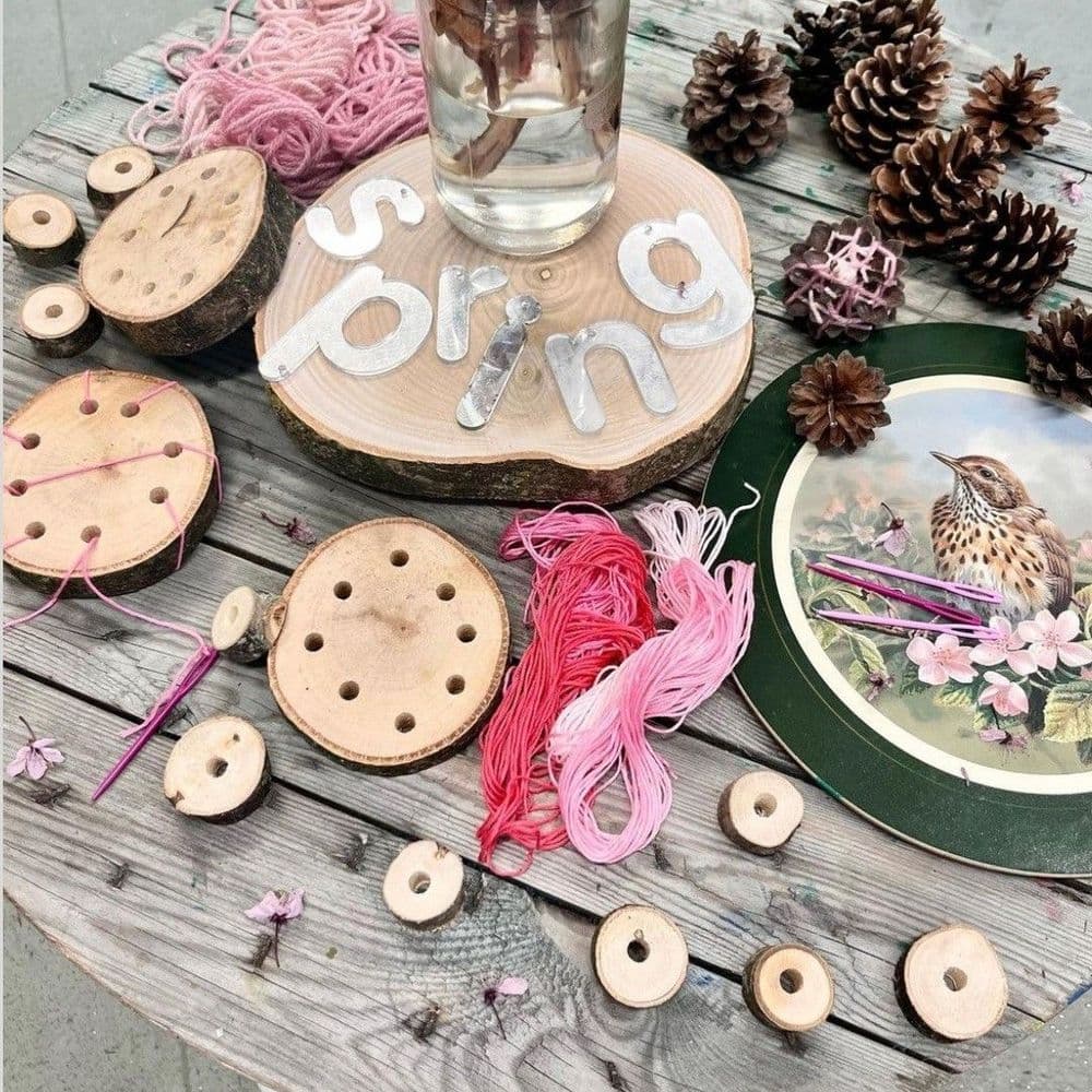 Natural Log Slice Threading Set 1