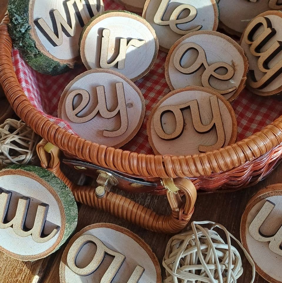 Natural Phonics Sounds Log Slices