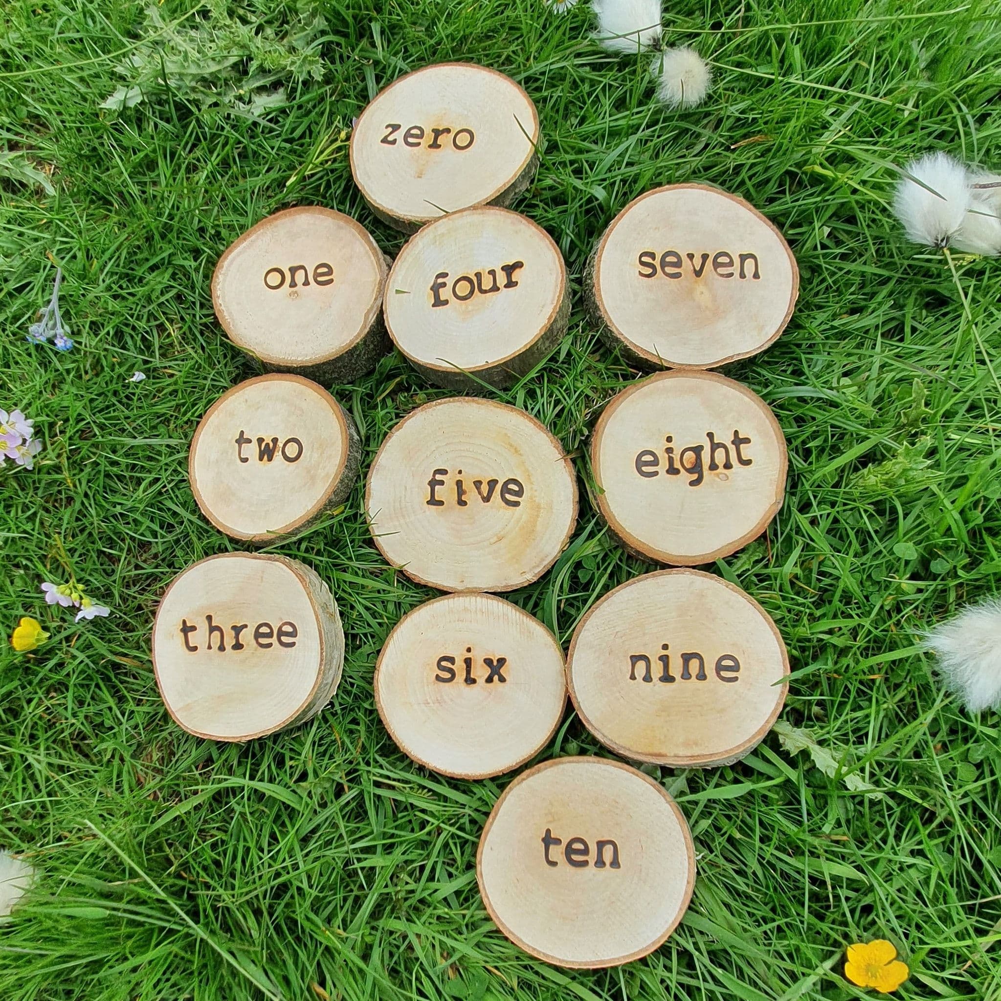 Subitising Log Slices Set 0-10