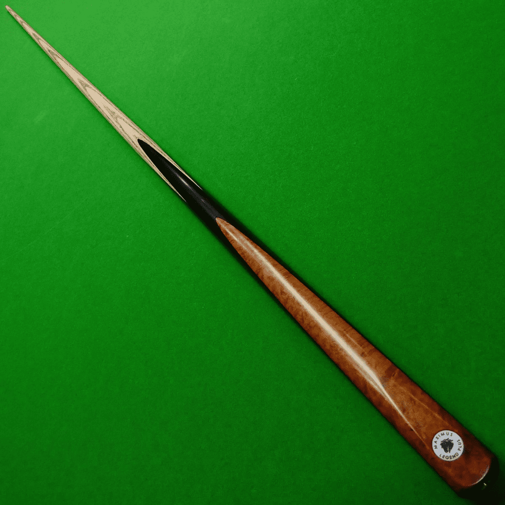 1pc Maximus Legend Plus snooker cue - Ash Ebony & Amboyna burr B