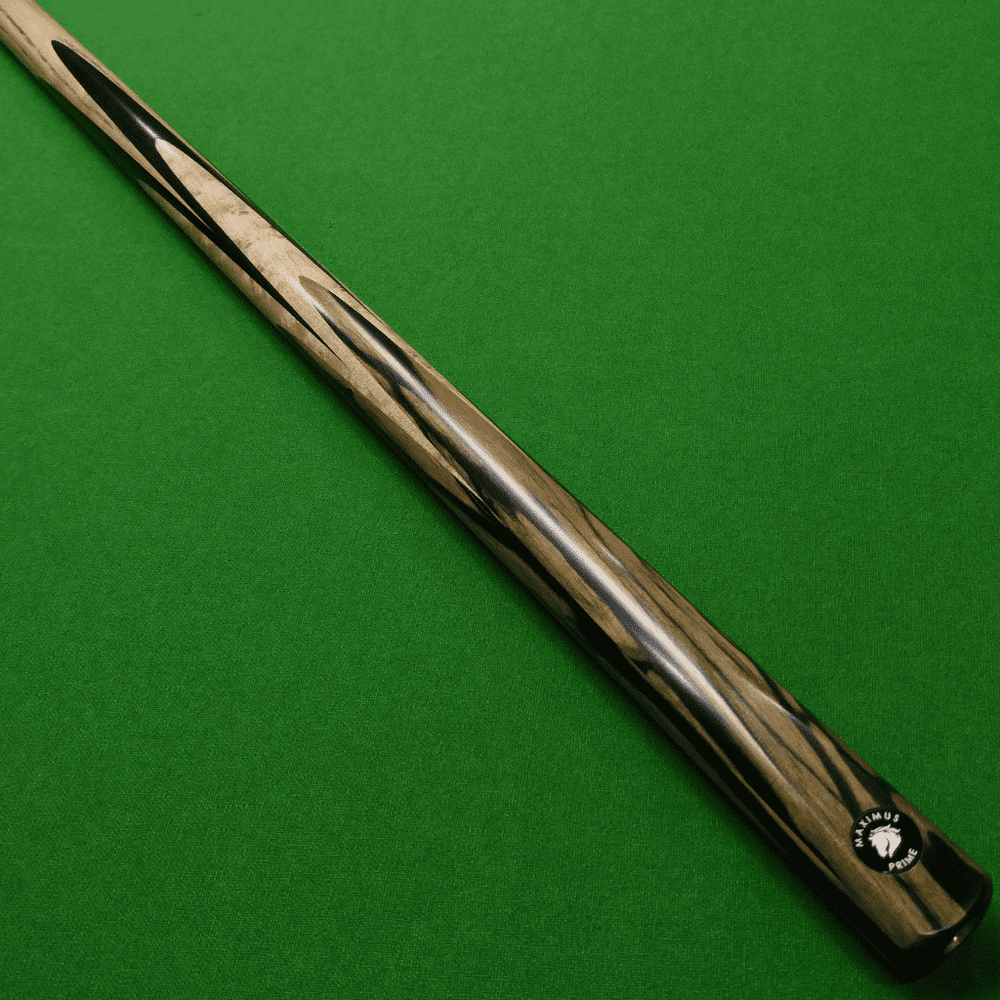 1pc Maximus Prime snooker cue - Ash Ebony Maple burr & Pale Moon