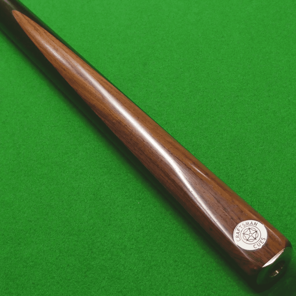 3/4 Craftsman Century Snooker cue - Hand Spliced Ash Ebony & Rose A