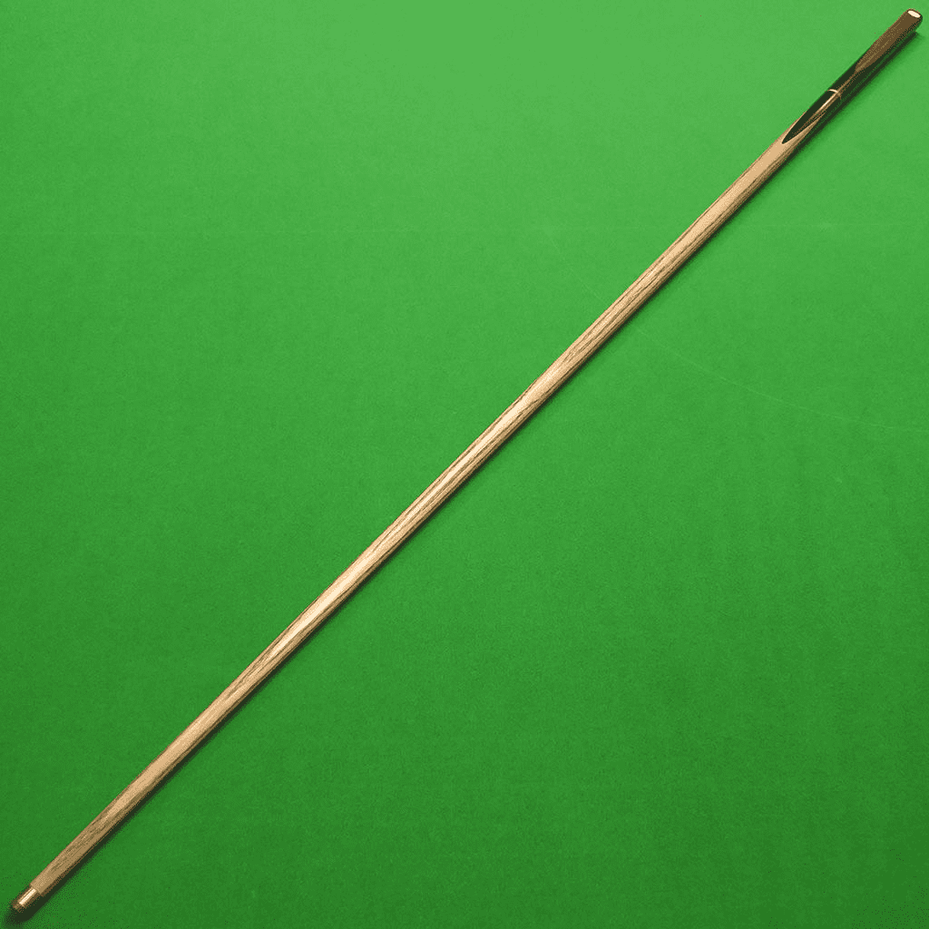 3/4 Craftsman Century Snooker cue - Hand Spliced Ash Ebony & Rose A