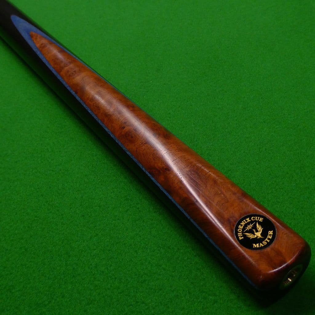 3/4 Master pool cue M6 Hand spliced Ash Ebony & Amboyna A