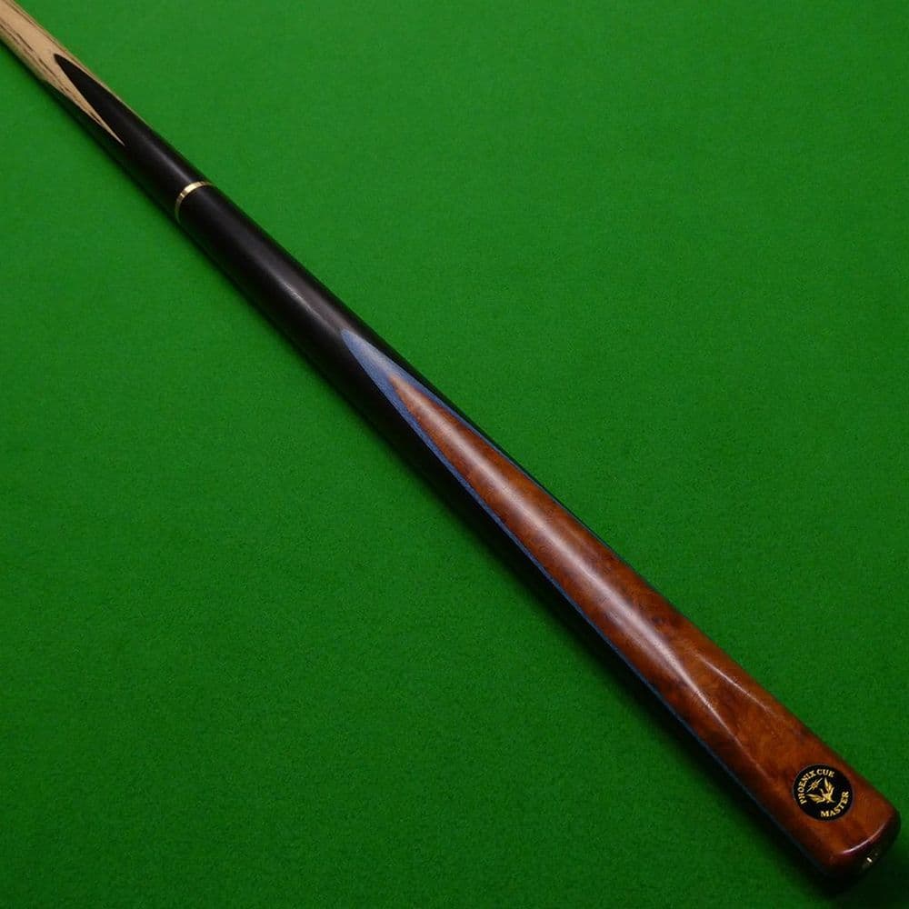 3/4 Master pool cue M6 Hand spliced Ash Ebony & Amboyna A
