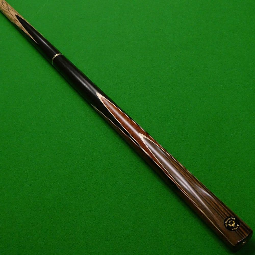 3/4 Unity 11 snooker cue Hand spliced Ash Ebony & Amboyna A