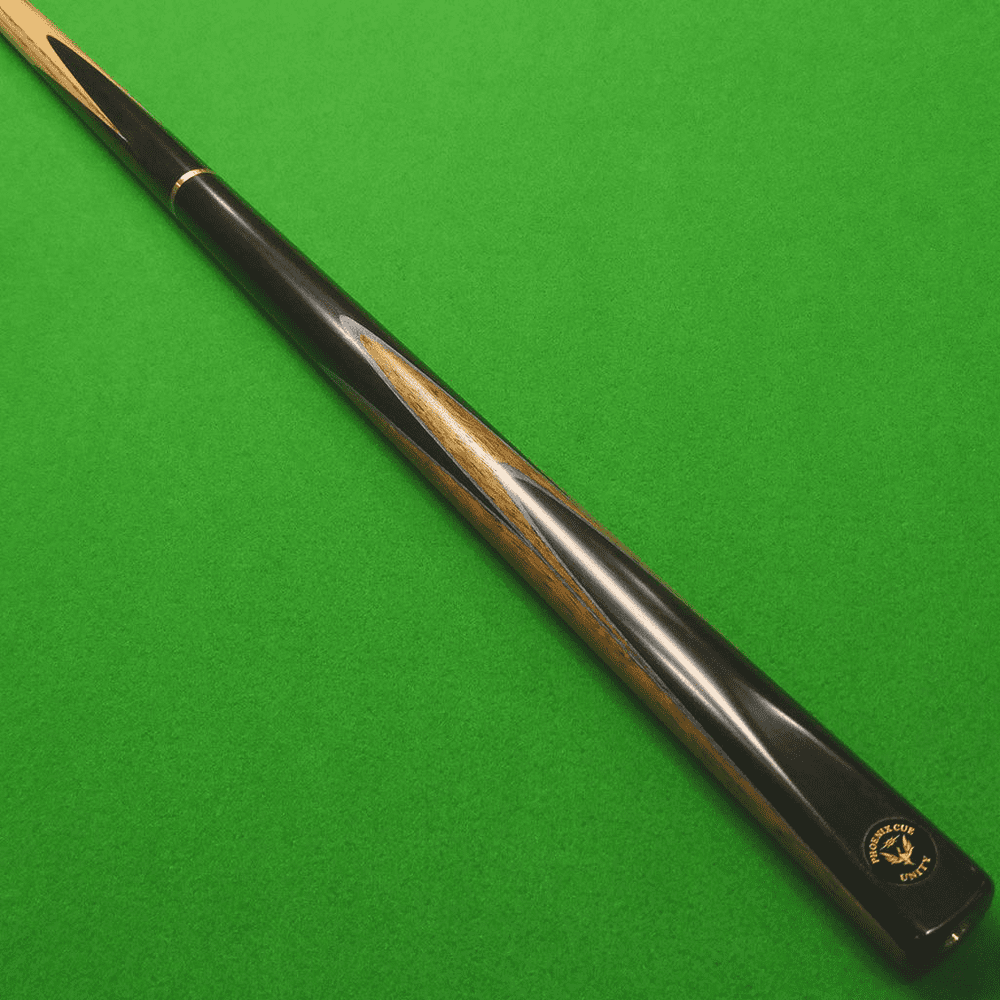 3/4 Unity 30 snooker cue Hand spliced Ash Ebony & Teak A