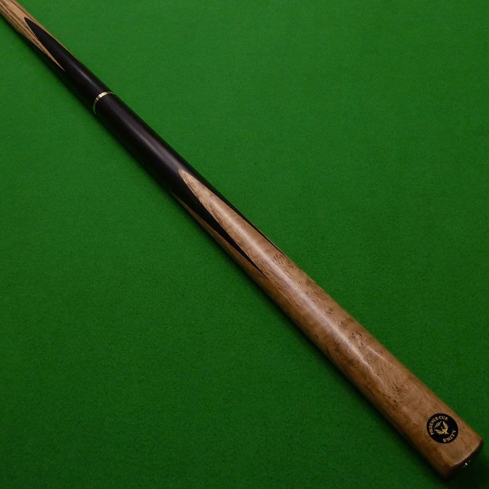 3/4 Unity 8 snooker cue Hand spliced Ash Ebony & Oak A
