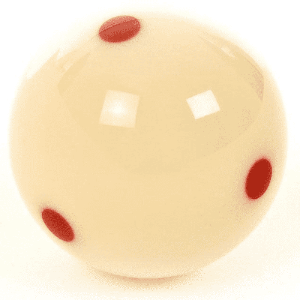 Aramith snooker pro cup dotted white 2 & 1/16"