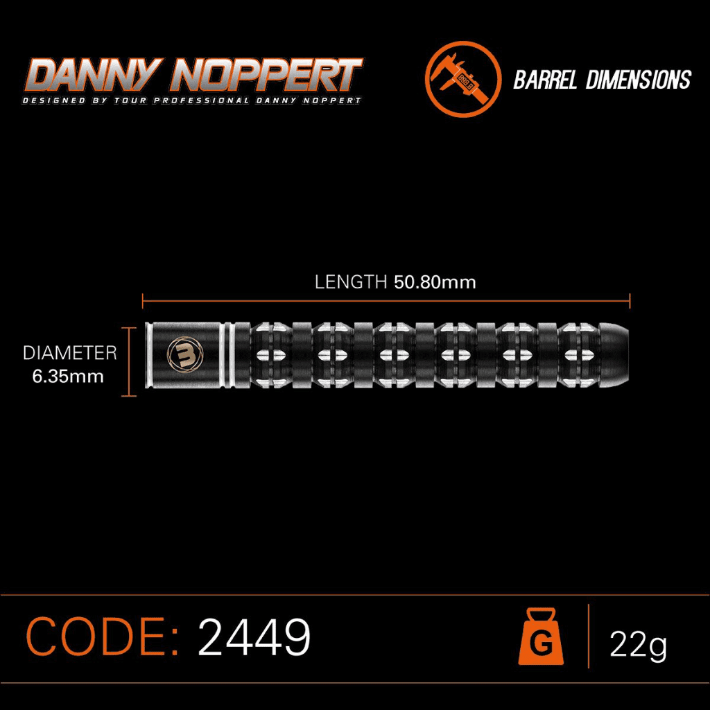 Danny Noppert Freeze Edition darts set 90 Tungsten