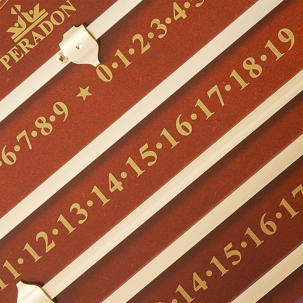 Peradon Snooker Marking Board / Scoreboard Mahogany finish