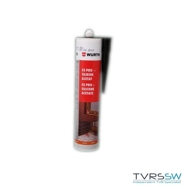 Black silicone acetate 310ml tube.