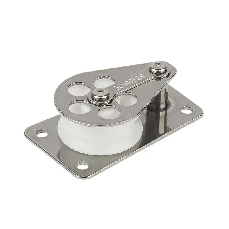 3 Series Flat Base/SS Cheek/Delrin Sheave